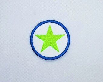 1 1/2 INCH White Star Patch Sky Stargazing Night Embroidered - Etsy