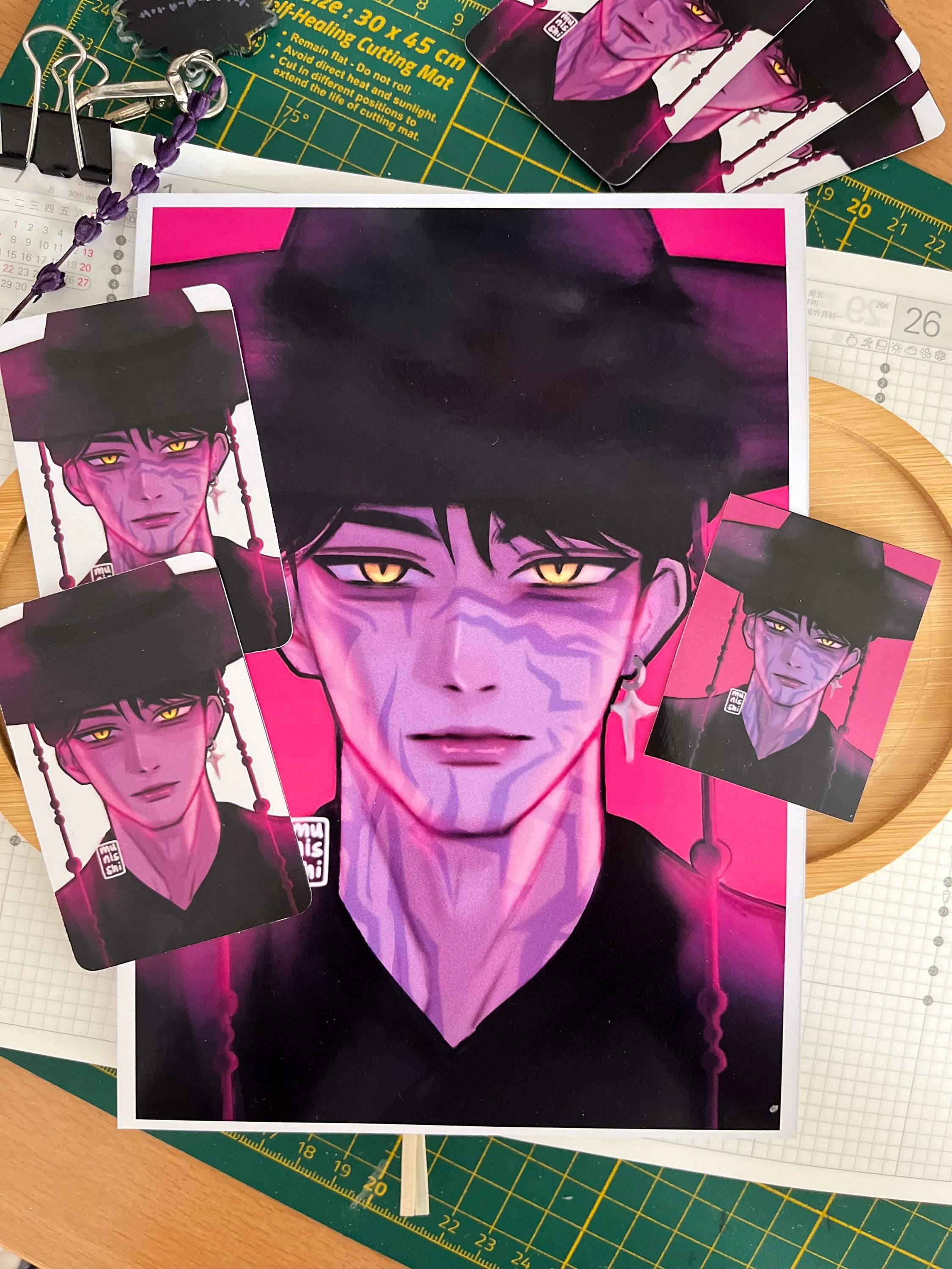 Saja Boys – Jinu Fanart Set (BONUS Sticker!) | 4x6 Art Print ...