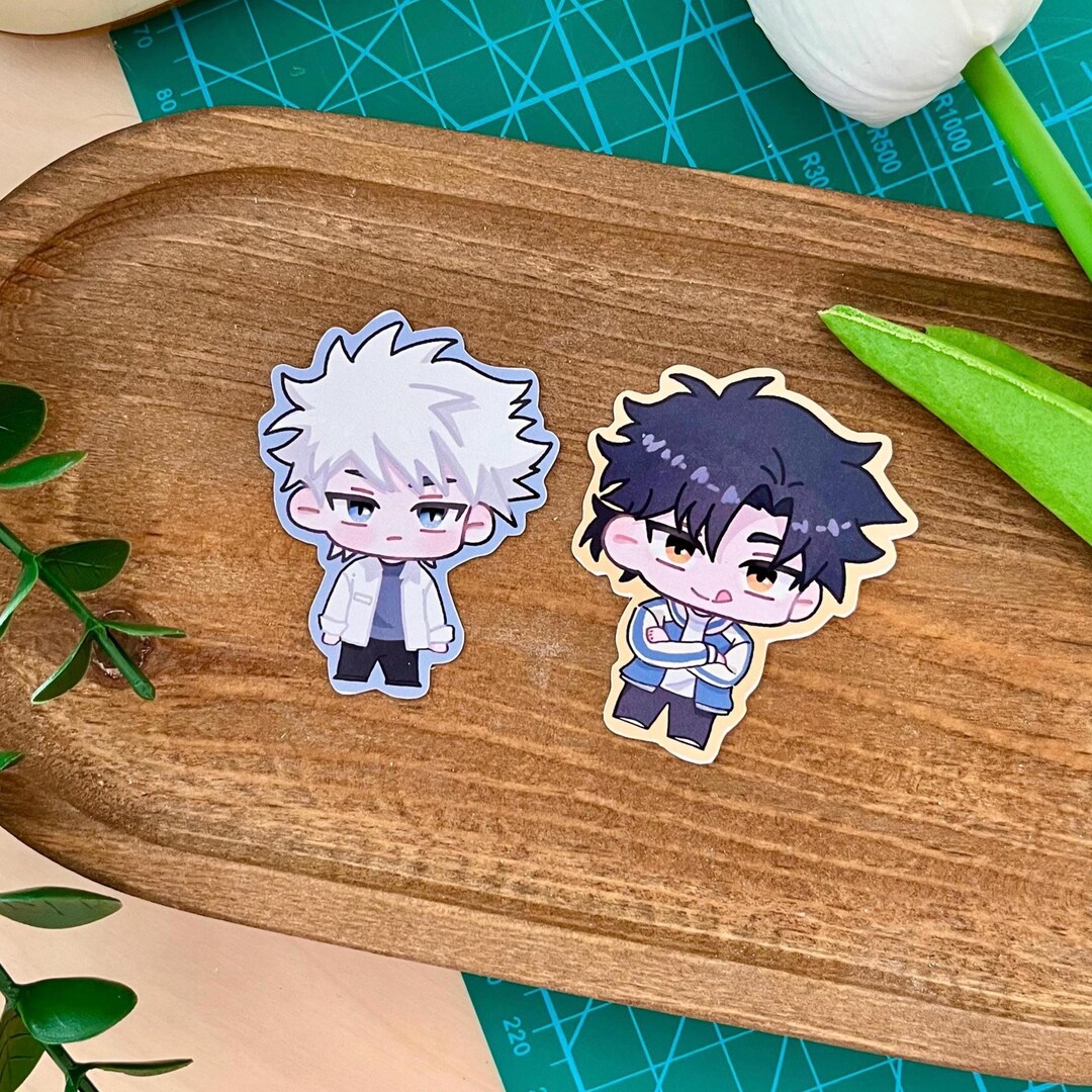 Time Travel Duo Chibi Sticker - Chibi Anime Vinyl Decal, Cute Donghua ...