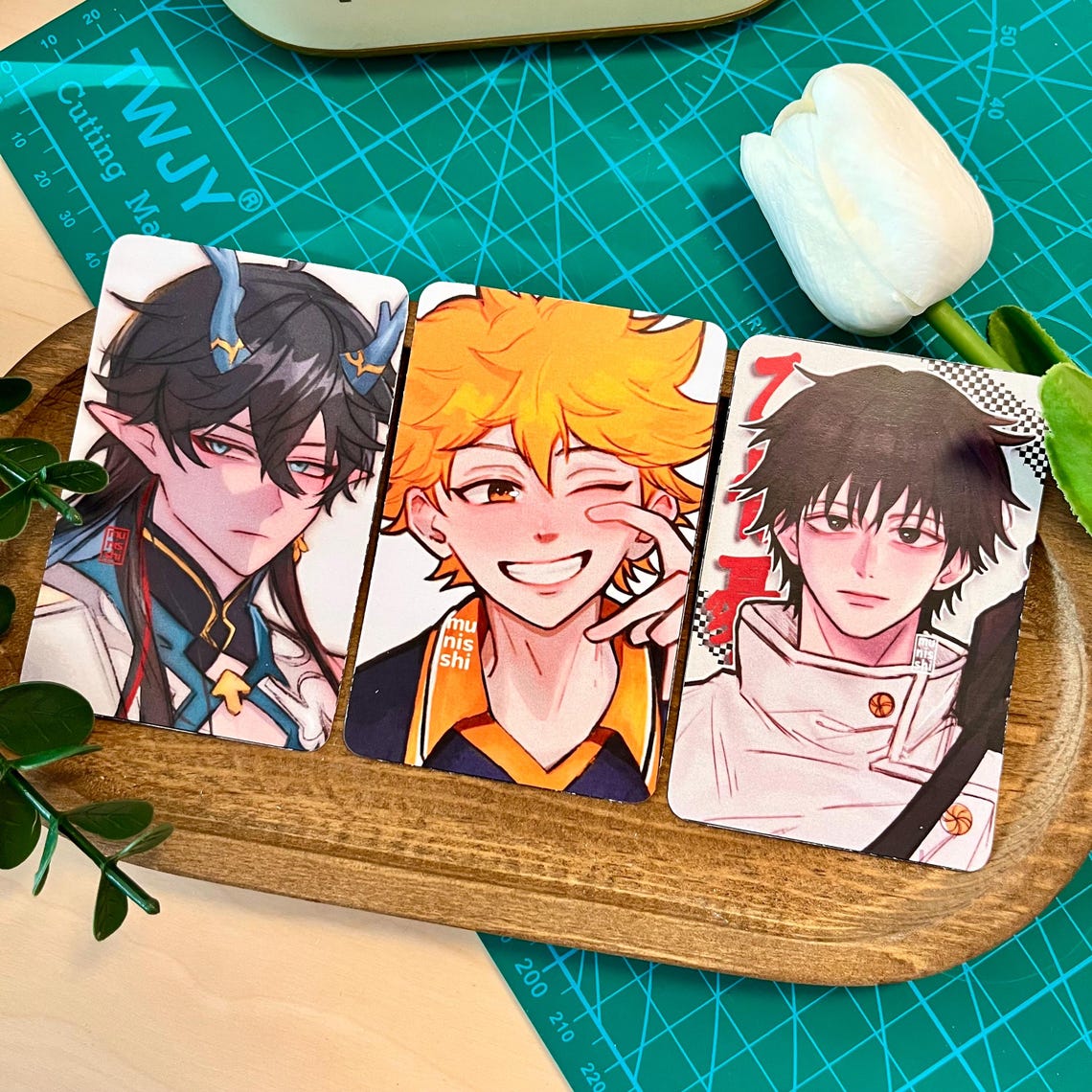 Sorcerers Yuta Photocard | Double-sided Anime Photocards | Anime Fanart ...