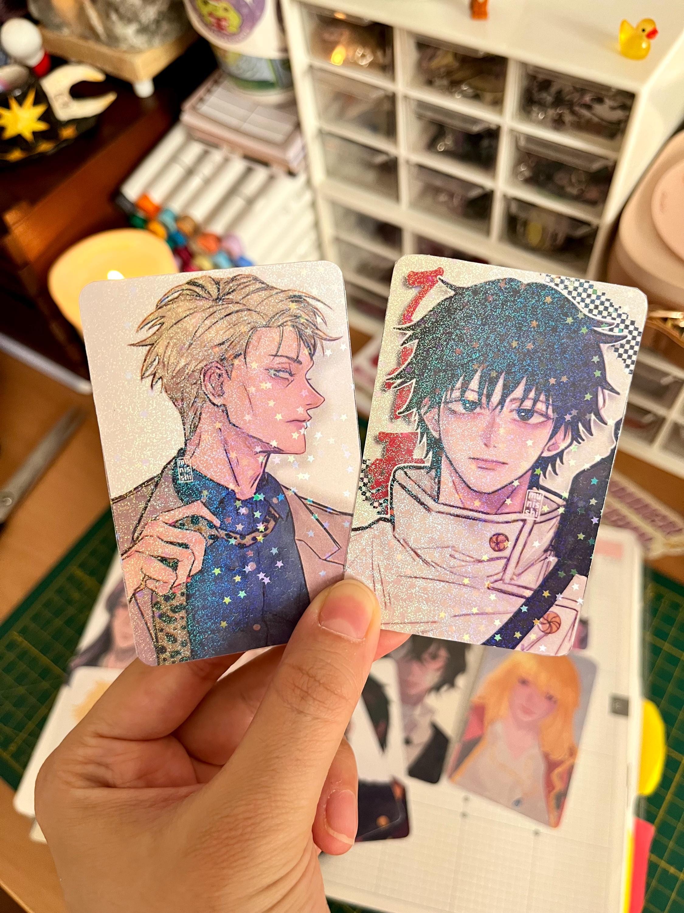 Anime Inspired Holographic Photocards | Double-sided Photocard, Anime ...