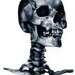 Skeleton Art Print | Red Cross | Skeleton Art | Gothic Art | Skull ...
