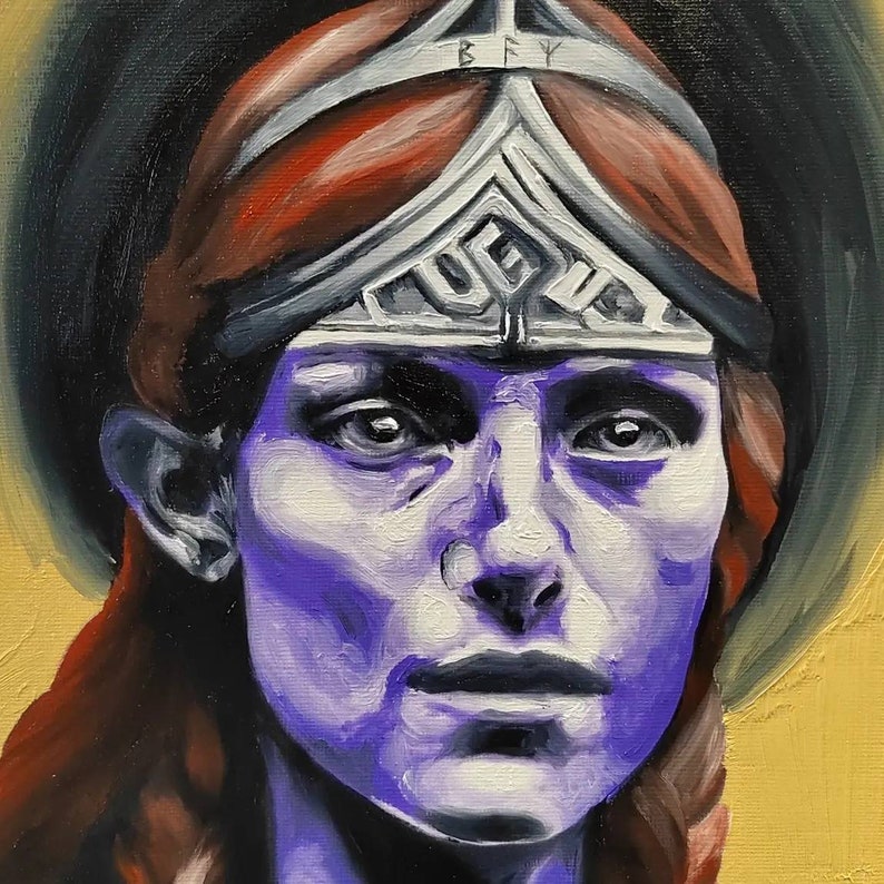Freya Norse Goddess Original Oil Painting. Freyja Goddess - Etsy