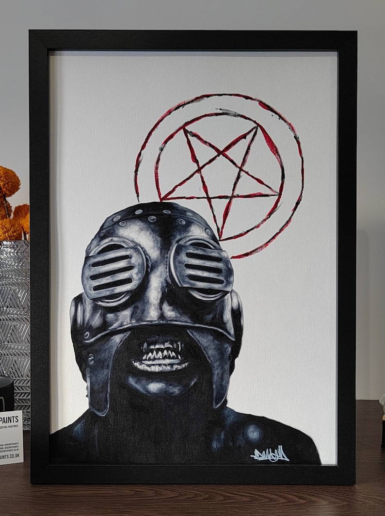 Sid Wilson Original Painting Slipknot Mask Music - Etsy