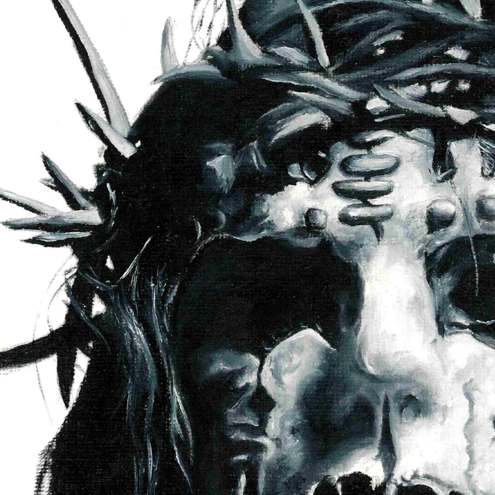Joey Jordison Art Print - Drummer From the Band Slipknot, Pictured in ...
