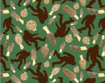 Bigfoot Fabric Bigfoot Plaid by Krystalsavage Bigfoot Myth Woodland ...