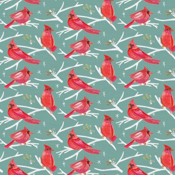 Cardinal Fabric - Etsy