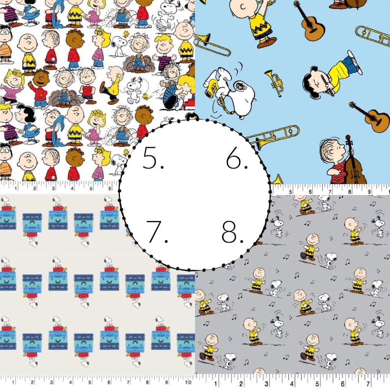 Character Fabric- Peanuts - 100% Cotton - Continuous Cuts Licensed ...