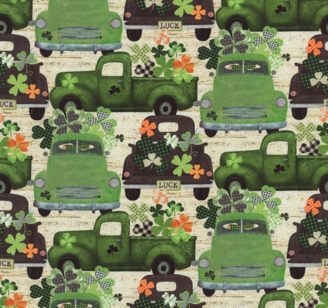 Shamrockin' 3WI22241-CRM by Beth Albert for 3 Wishes Fabrics- 1/4 Yard ...