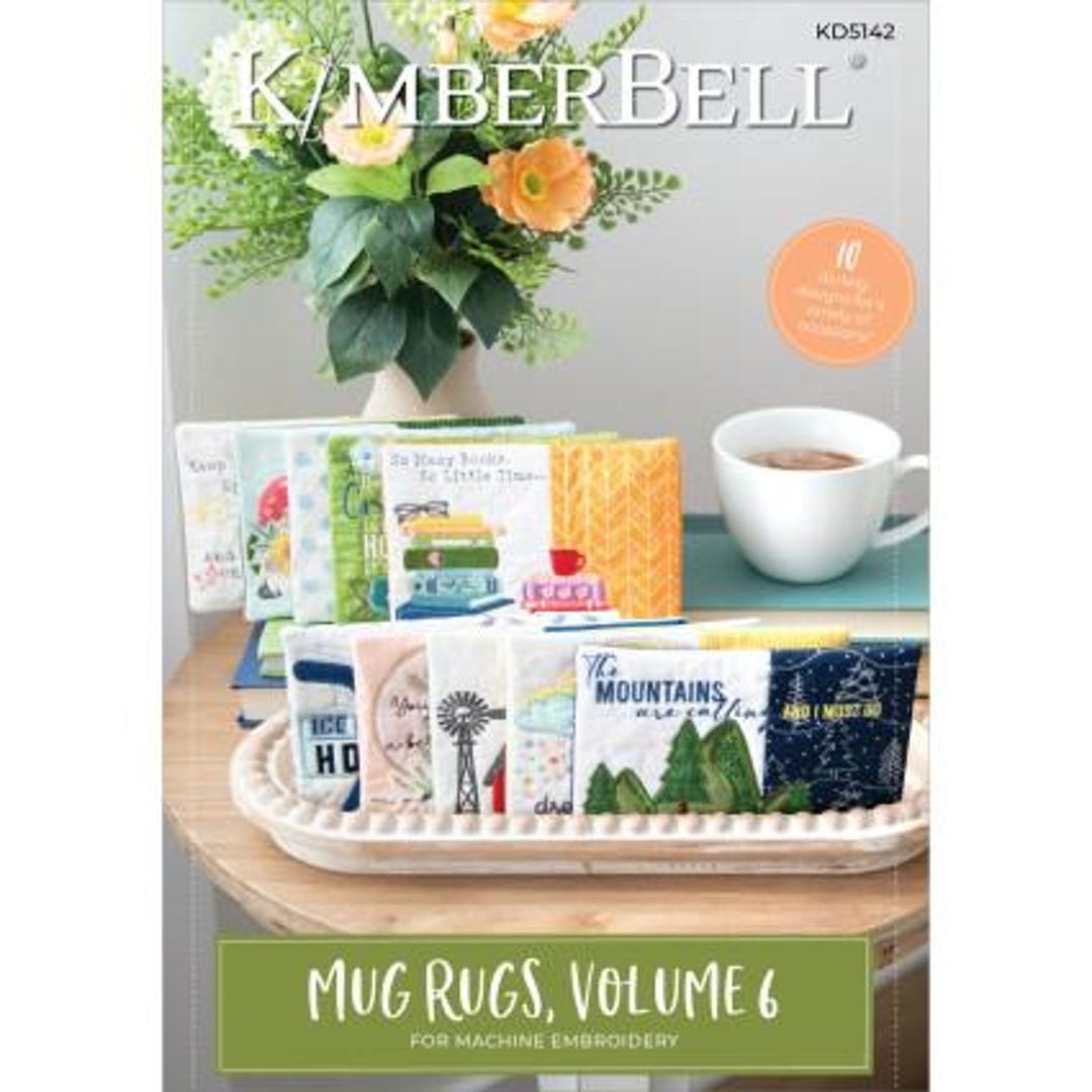 New Kimberbell! KID5142 Mug Rugs, Vol. 6 Machine Embroidery CD - Etsy