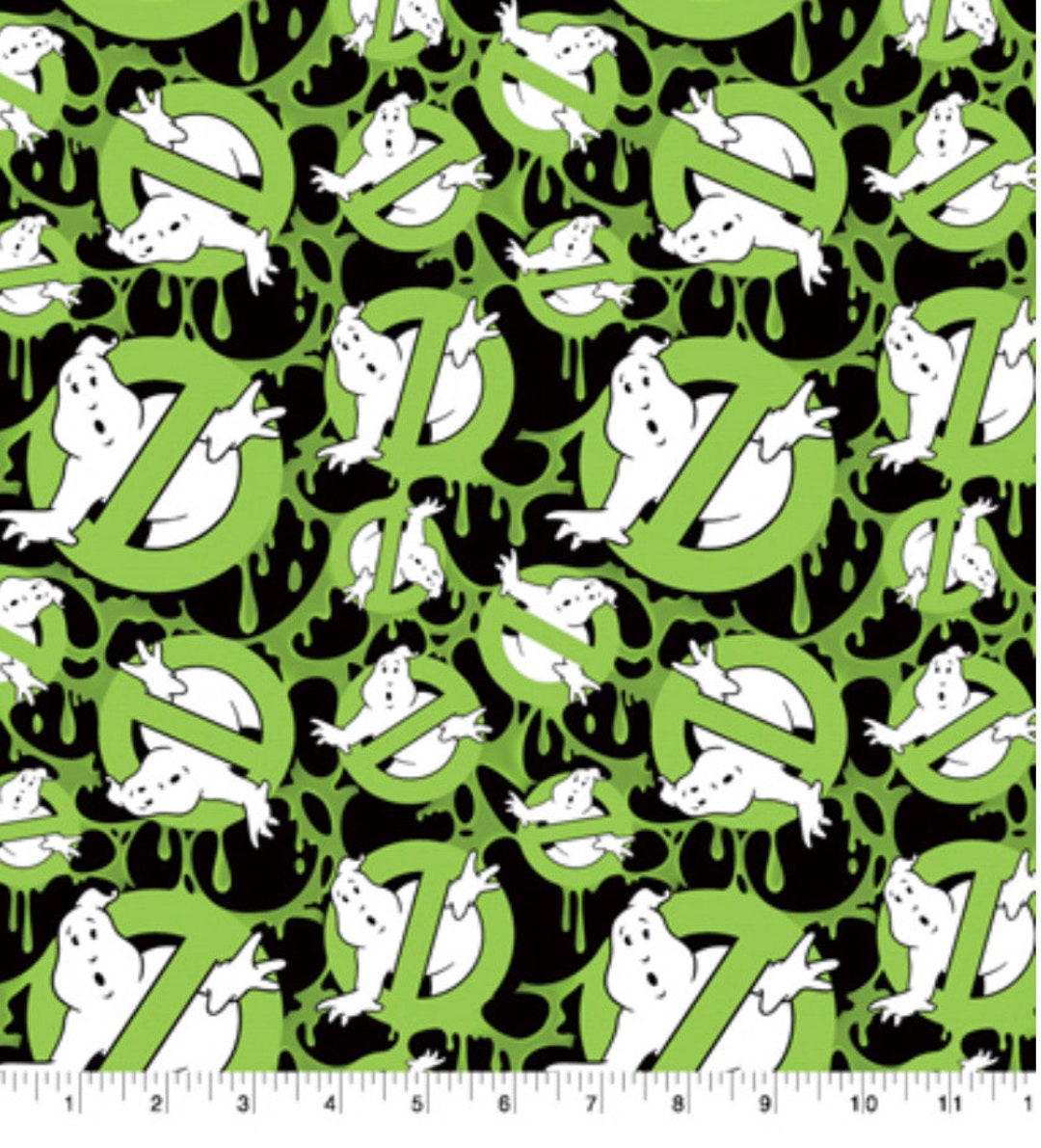 Ghostbusters Logo Pack Cotton Fabric Halloween Cotton Fabric Fabric Fat ...