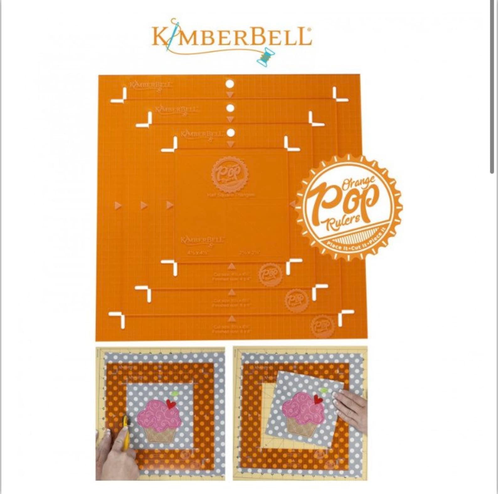 KDTL101 Orange Pop Rulers Kimberbell Square Rulers - Etsy
