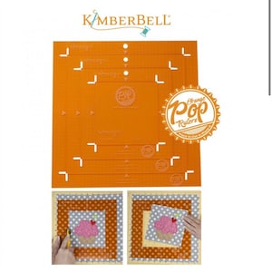 KDTL101 Orange Pop Rulers- Kimberbell Square Rulers - Etsy