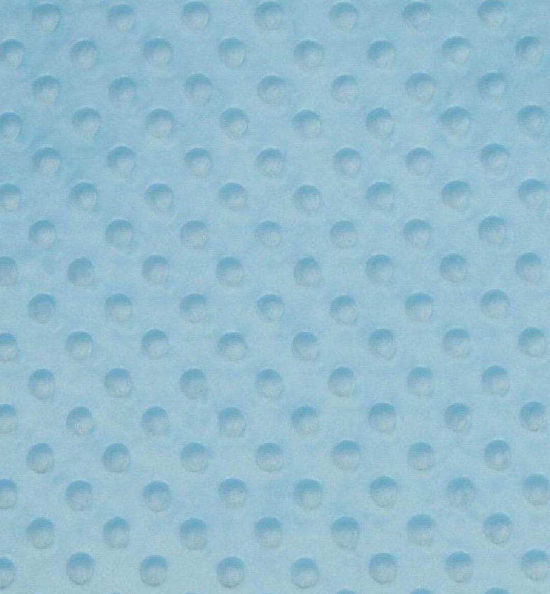 Remnants - Light Blue Minky Fabric - Etsy