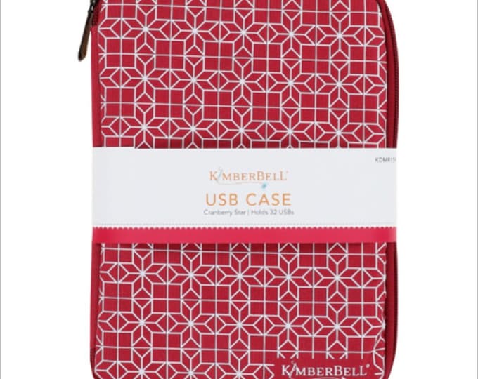 Kimberbell USB Case KIDKDMR159 Cranberry Star USB Case Designers: Kim ...