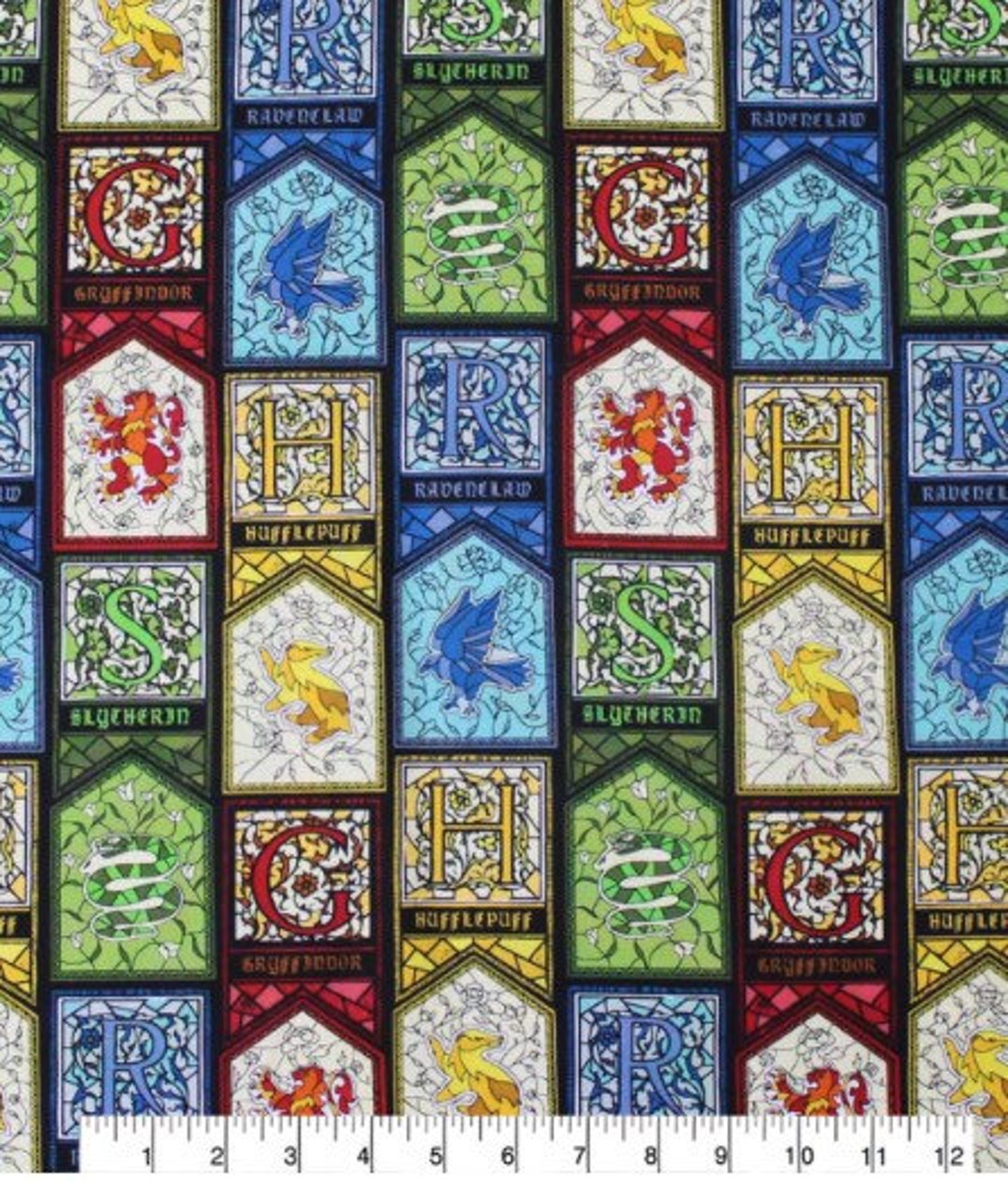 Harry Potter Fabric- 1/4 Yard, 1/2 Yard, Continuous Cuts Fat Quarter ...