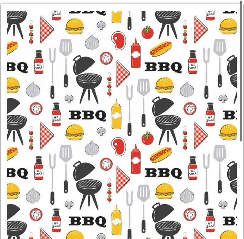 CAM21200601-1 Grill Master Cotton Fabric Designer: Camelot Design ...