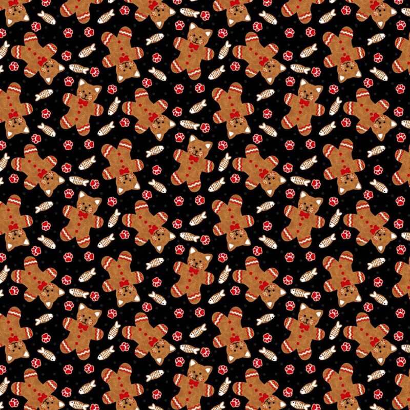 Gingerbread Fabric - Etsy
