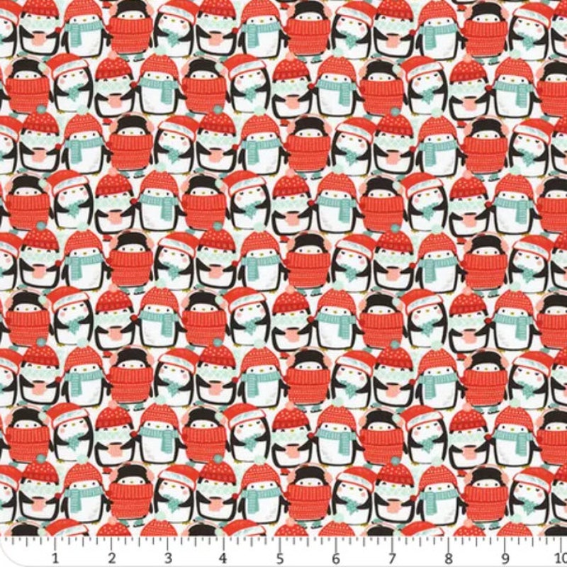 Penguin Fabric - Etsy