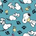 Snoopy Peanuts Set Sail Character Fabric 1/4 Yard, 1/2 Yard, Remnant ...
