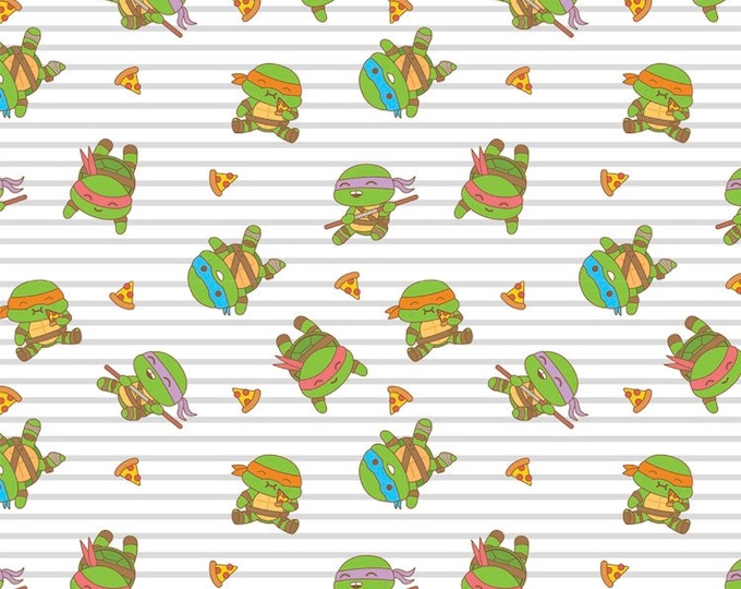 TMNT Fabric Fat Quarters & by the Half Yard Continuous Cuts - Etsy