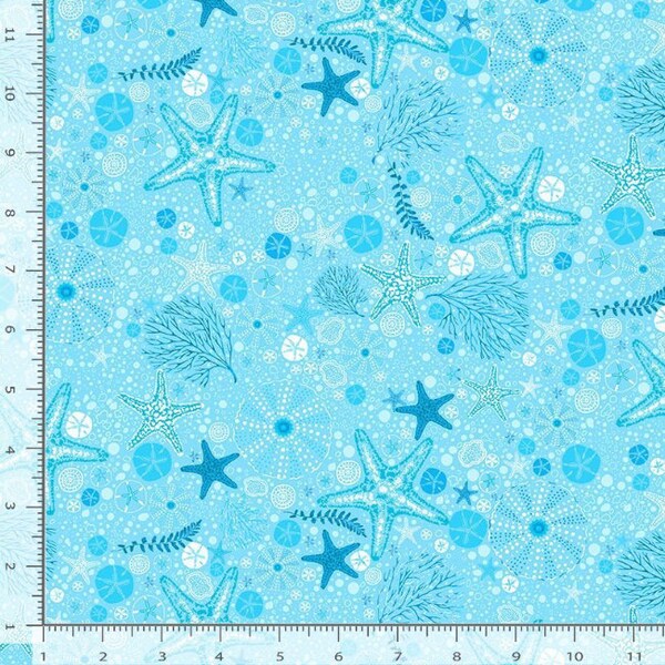 Starfish Fabric - Etsy
