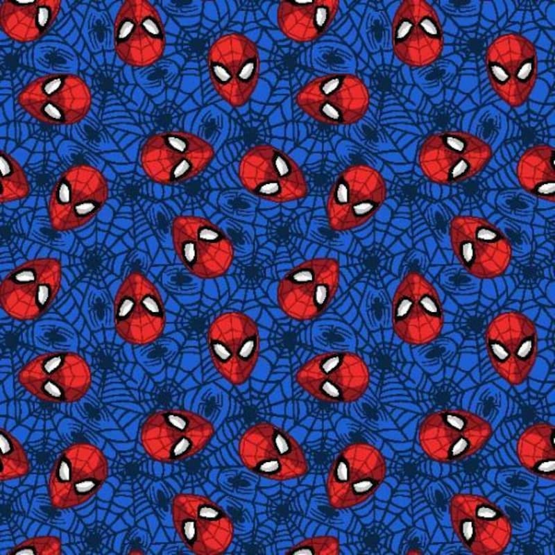 Spiderman Fabric - Etsy