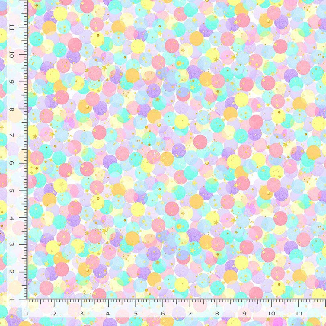 Pastel Party Balloons Cotton Fabric-party -fabric- Fat Quarter - 1/4 Yd ...