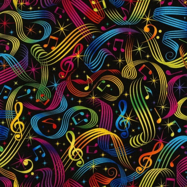 Music Fabric - Etsy