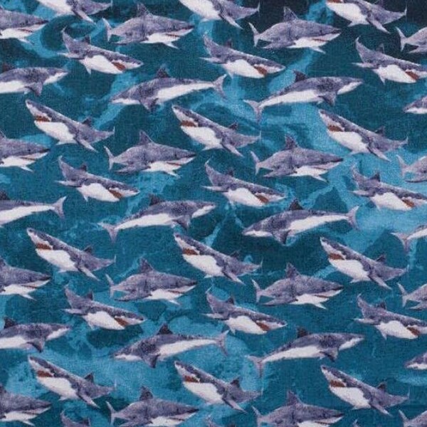 Shark Fabric - Etsy