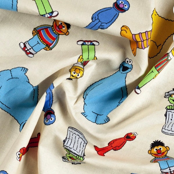 Sesame Street Fabric - Etsy