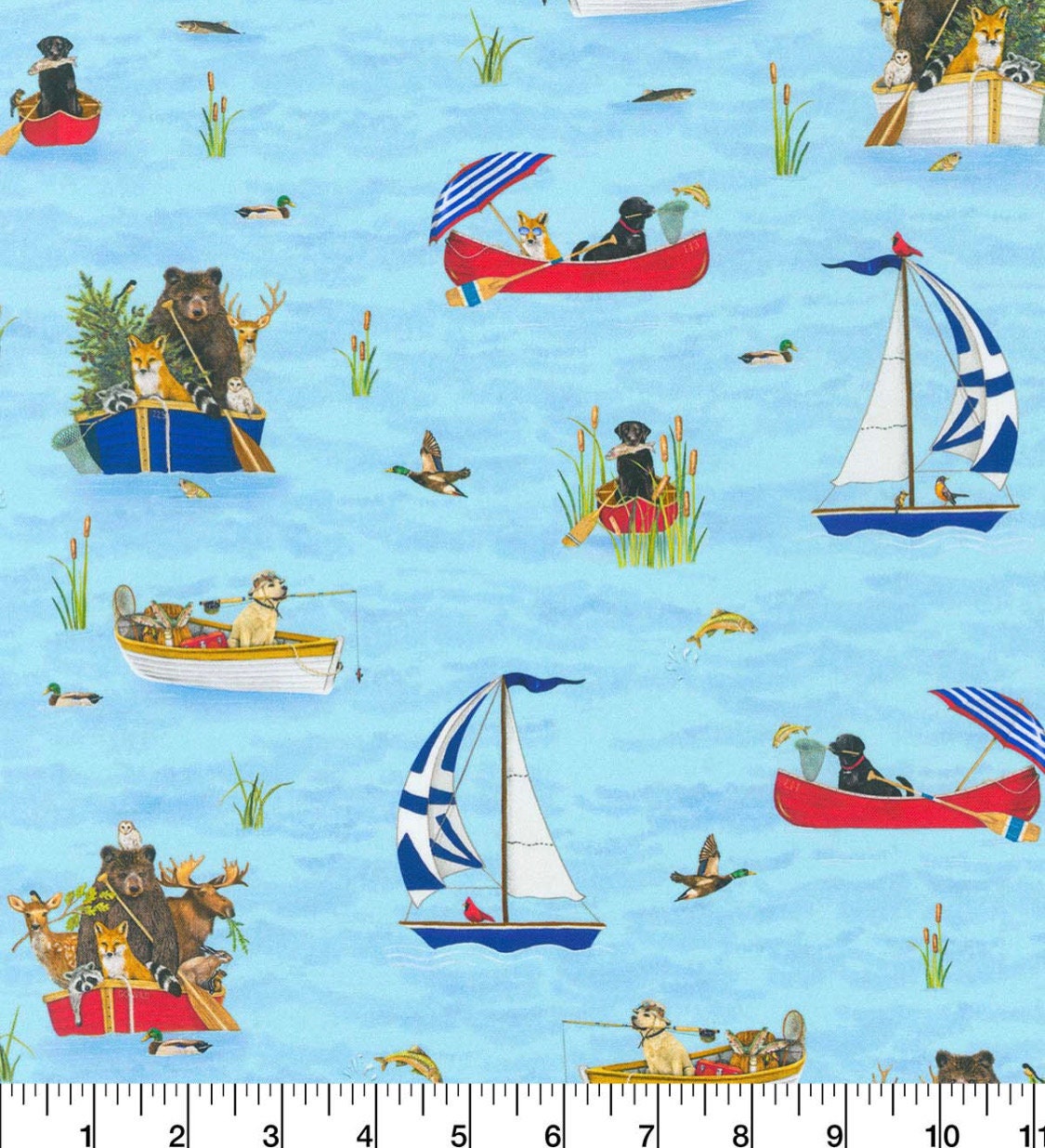 Lake House Cotton Fabric Fabric 100% Cotton by Robert Kaufman Fabric - Etsy
