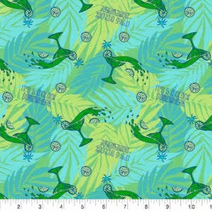 Jimmy Buffet Margaritaville Fabric- 1/4 Yard, 1/2 Yard, Remnants - Fat ...