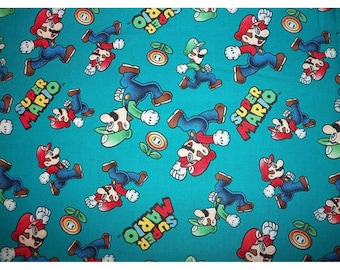Super Nintendo Fabric 100% Cotton Fabric Continuous Cuts Fat Quarters ...
