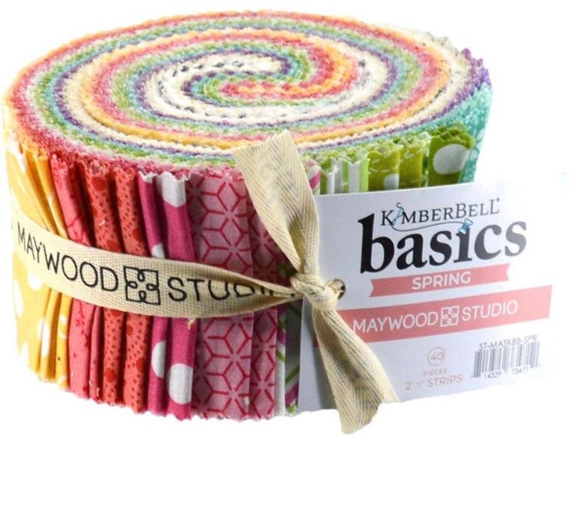 Kimberbell Spring Basics Jelly Roll precuts 2.5 Inch | Etsy