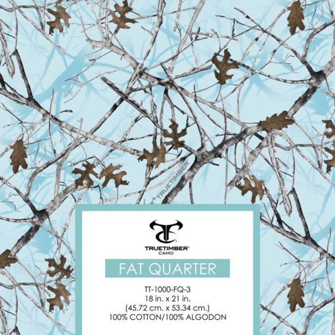 Conceal CAMO BLUE TT - Fat Quarters - 100% Cotton - - Etsy