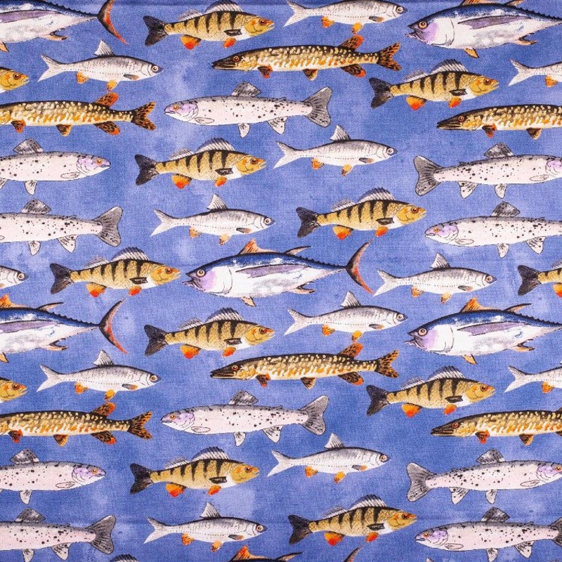 Trout Quilt - Etsy