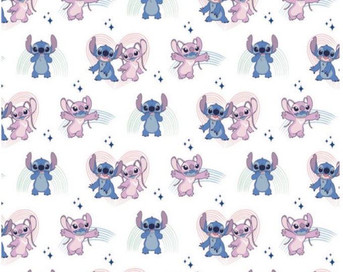 LILO and Stitch: Stitch Dance It Out Fabric 1/4 Yard, 1/2 Yard Fat ...