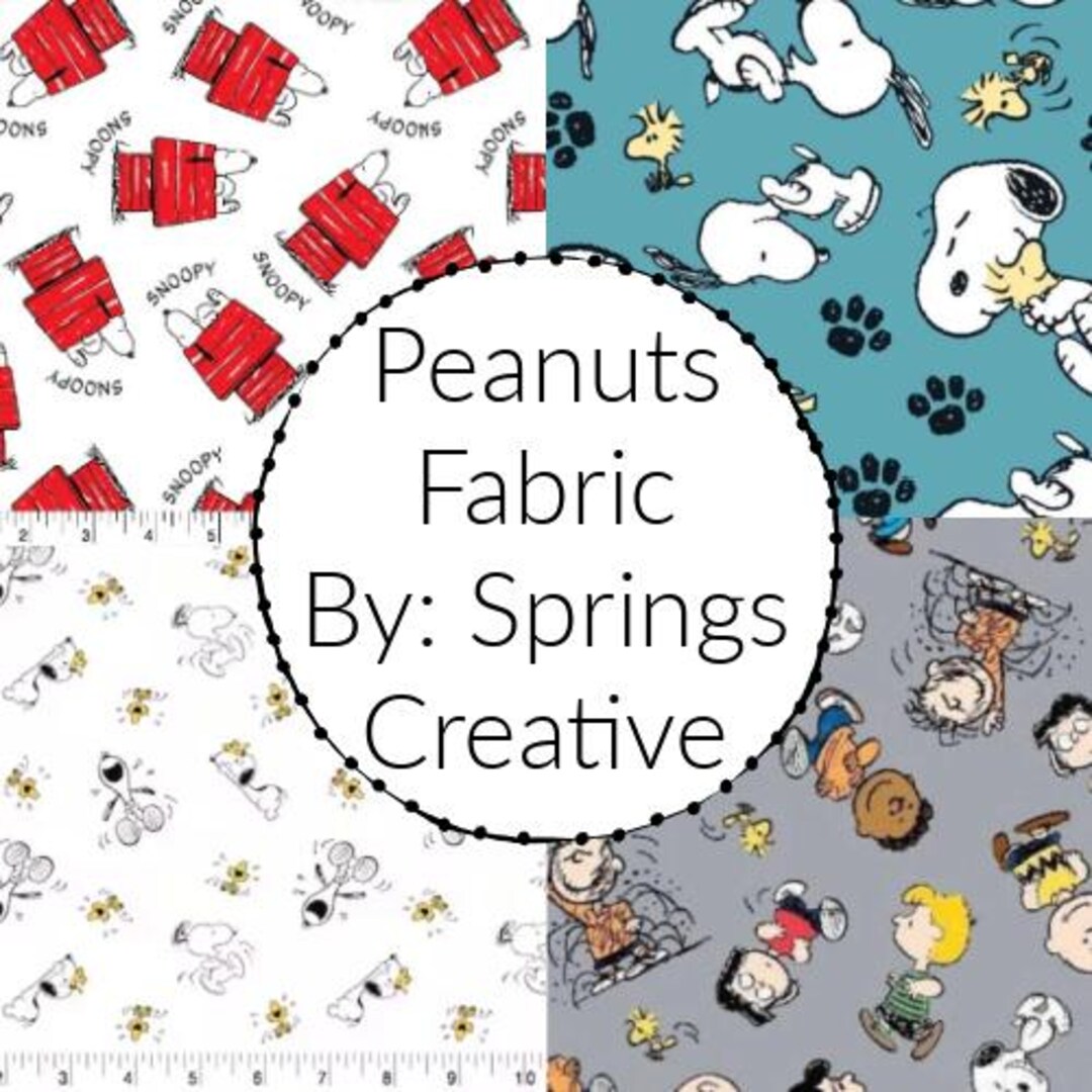 Character Fabric- Peanuts - 100% Cotton - Continuous Cuts Licensed ...