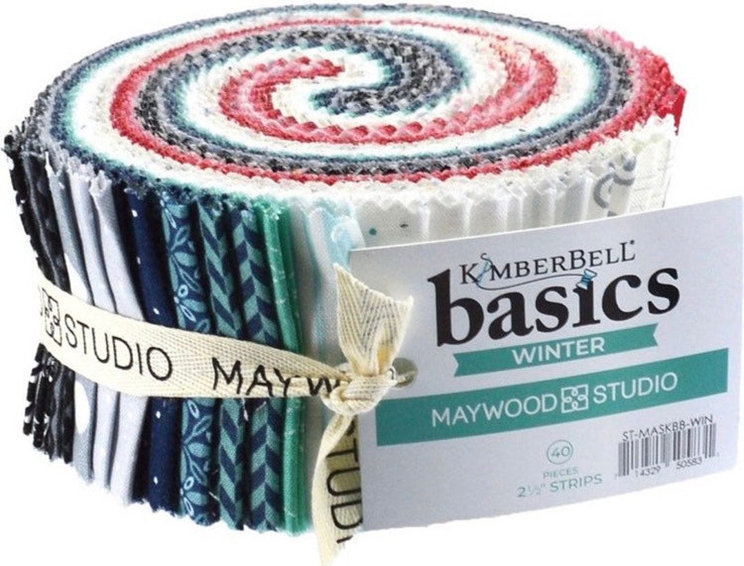 Kimberbell Winter Basics Jelly Roll -precuts- 2.5 Inch Strips-maywood ...