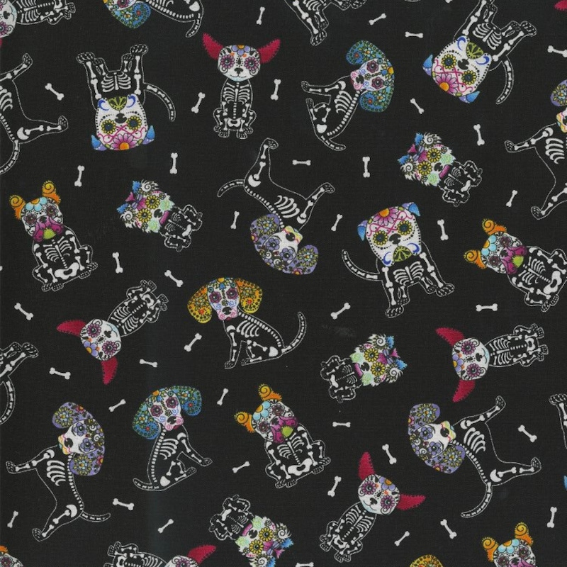 Sugar Skull Fabric - Etsy