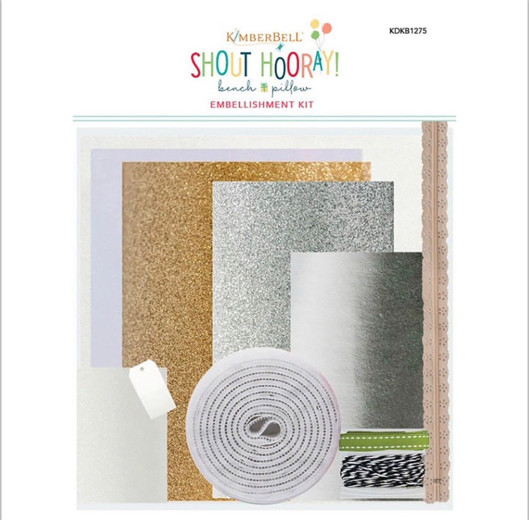 Shout Hooray Bench Pillow Embellishment Kit -designers: Kim ...