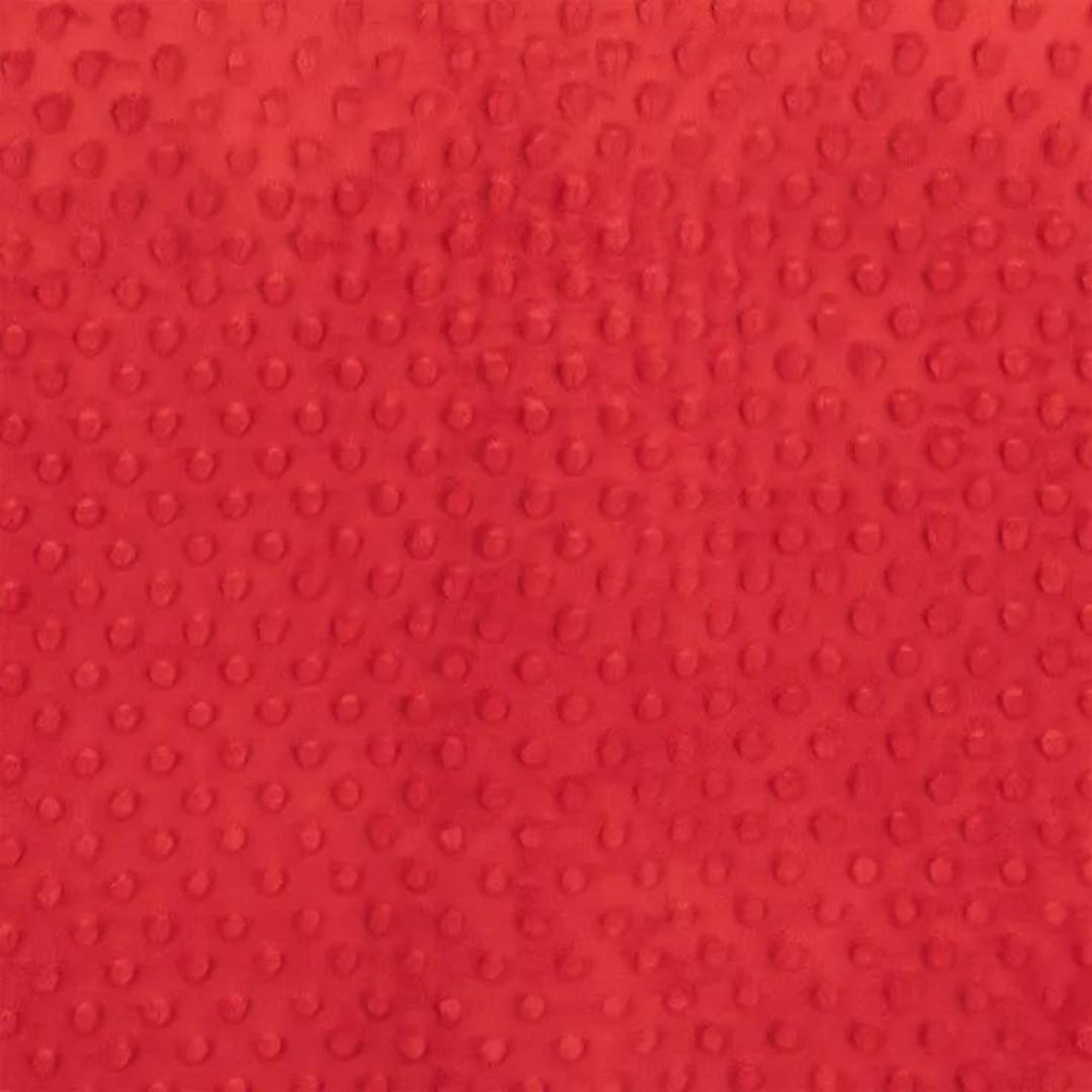Remnants -red Minky Fabric - Etsy
