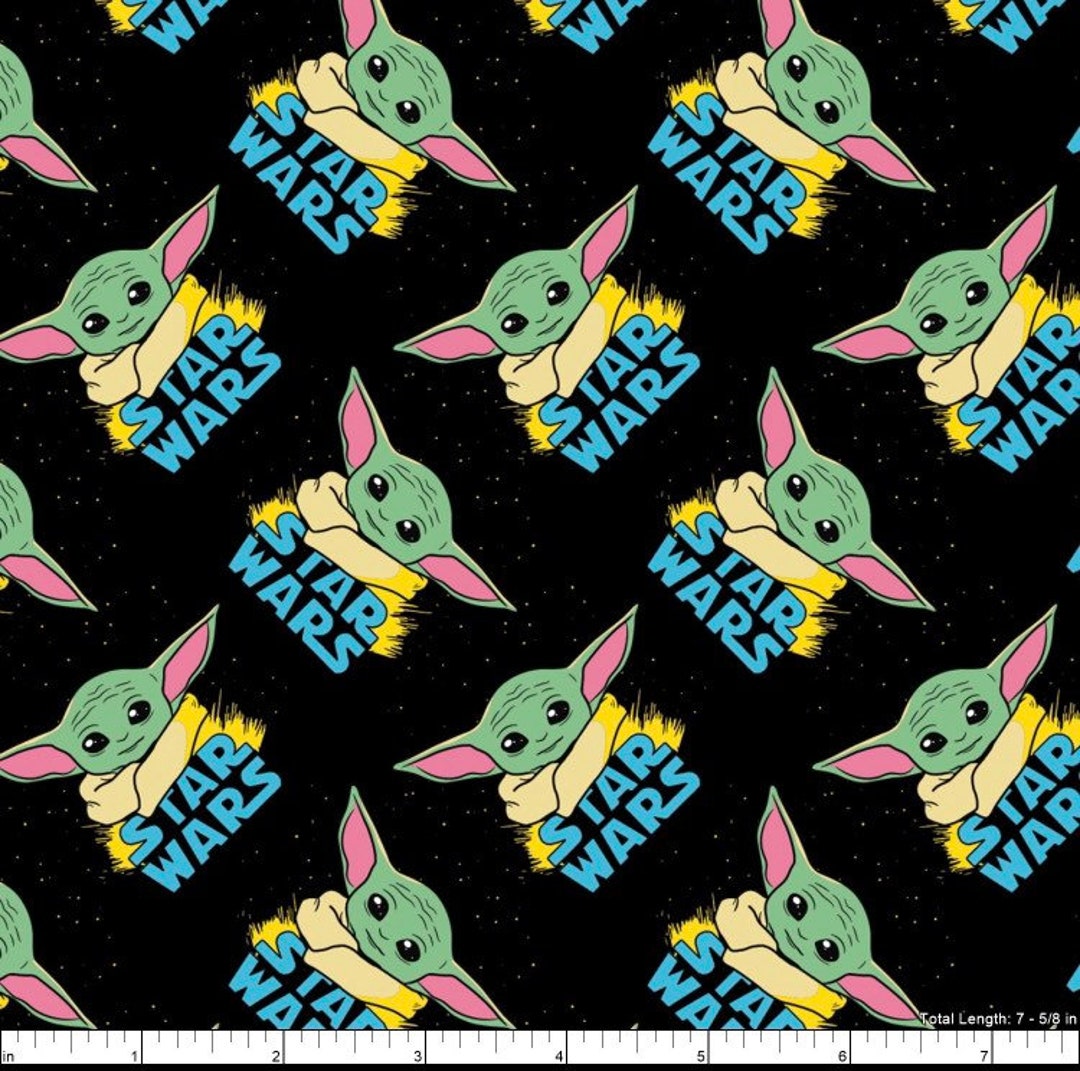 Star Wars Camelot 3800223-1- Yoda Fabric- 100% Cotton Fabric - Etsy