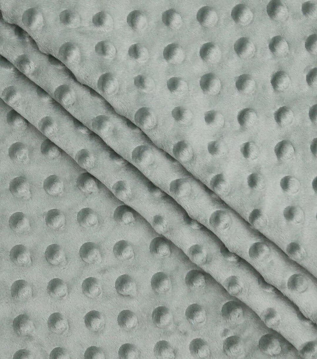 Remnants - Light Gray Minky Fabric - Etsy