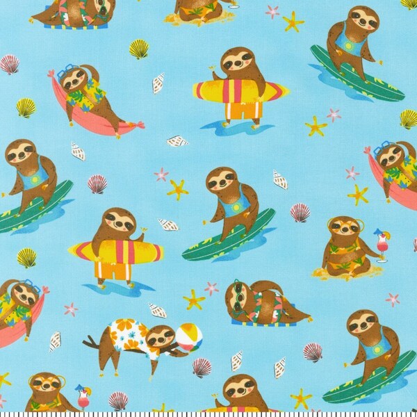 Sloth Fabric - Etsy