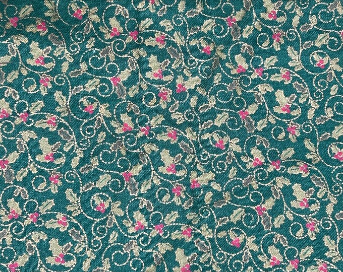End of Bolt - Micro Holly Cotton Fabric- Cotton Fabric- Fast Shipping ...