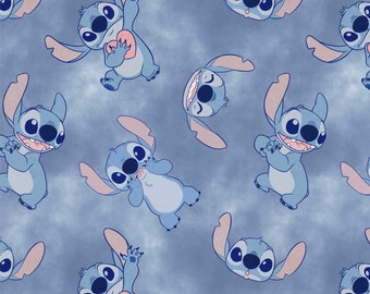 LILO and Stitch: Stitch and Scrump Cotton Fabric 1/4 Yard, 1/2 Yard Fat ...