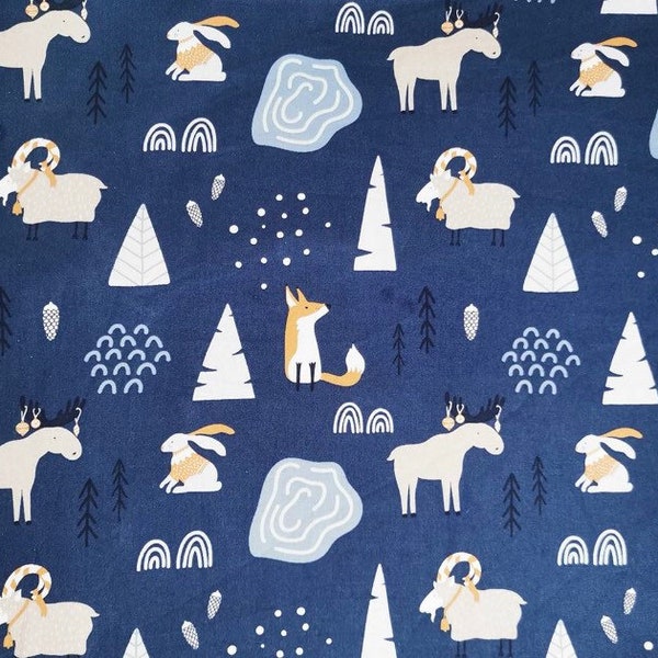 Woodland Fabric - Etsy