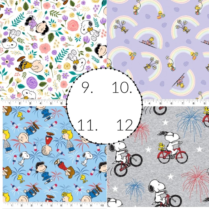 Character Fabric- Peanuts - 100% Cotton - Continuous Cuts Licensed ...